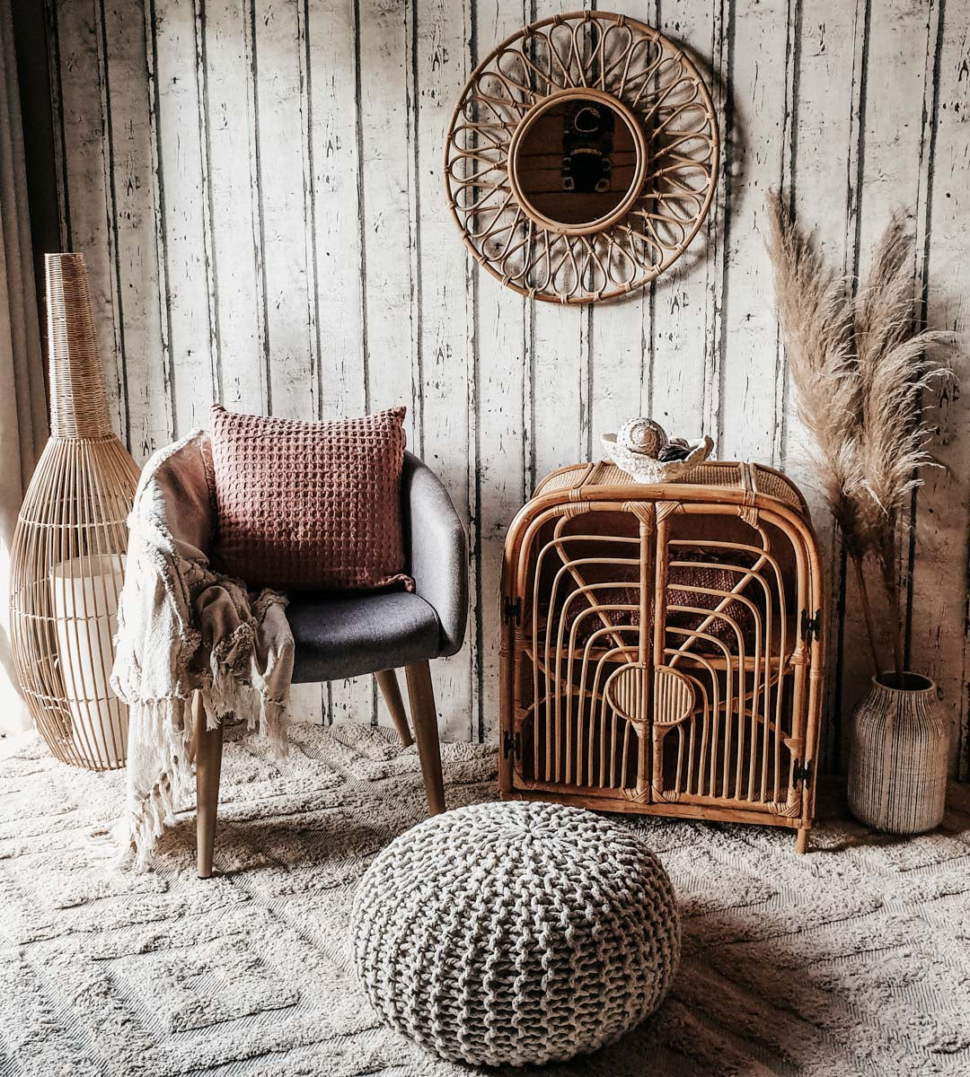 Rattan COCO Cabinet – Boho Bara